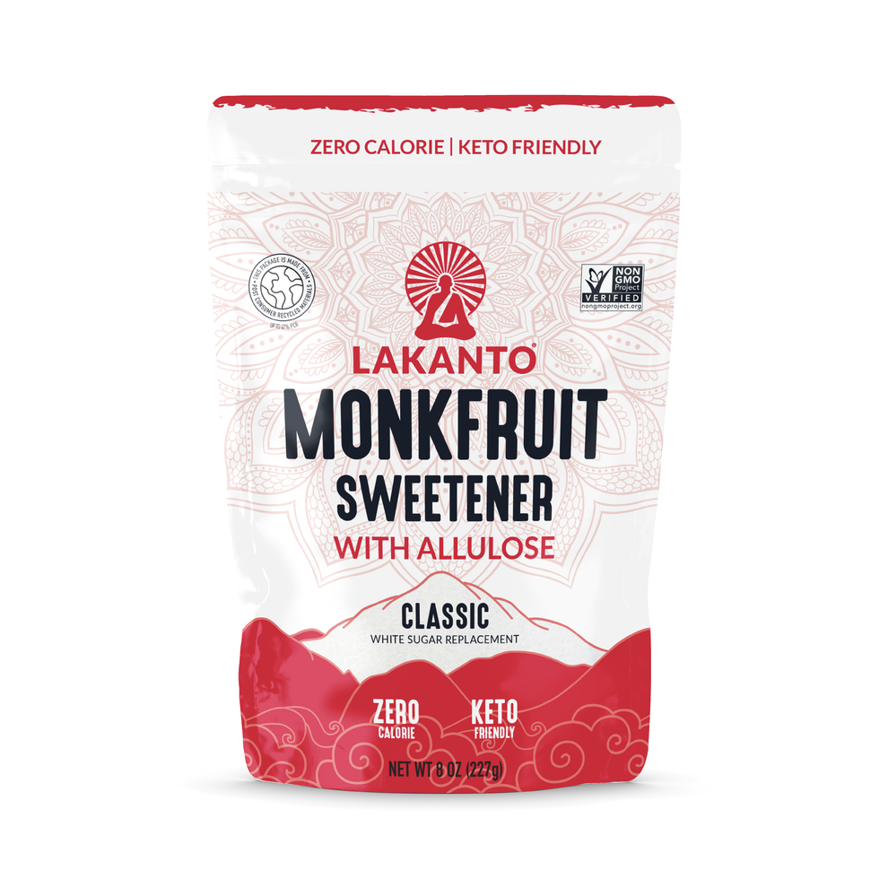 Classic Monkfruit Sweetener with Allulose - White Sugar Replacement ...