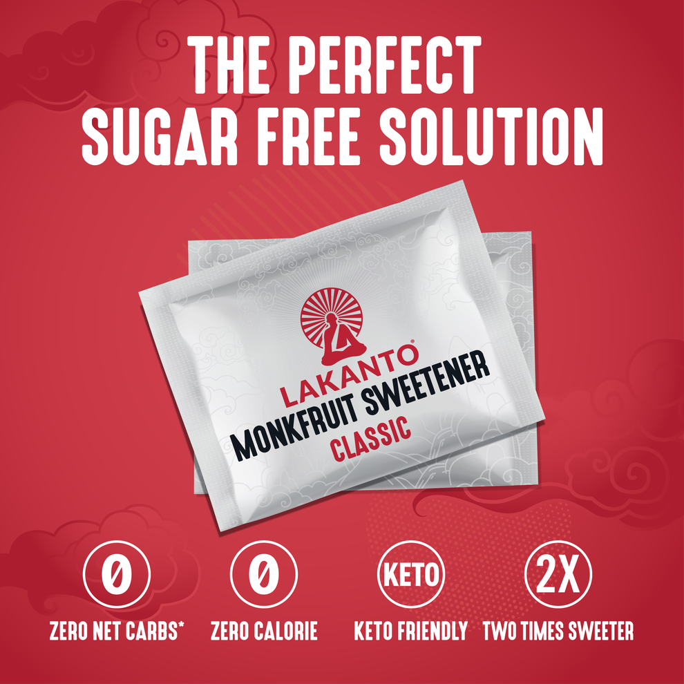 Classic Monkfruit Sweetener 2:1 Packets | Lakanto – Copyright Saraya ...