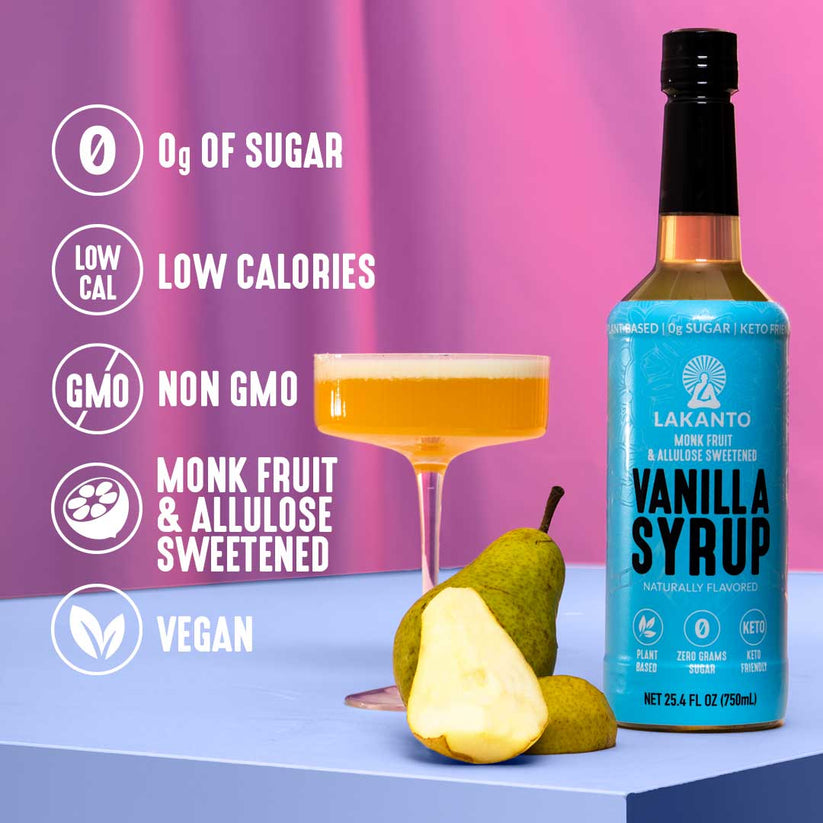 Simple Flavoring Syrup Vanilla – Copyright Saraya USA, Inc. DBA Lakanto