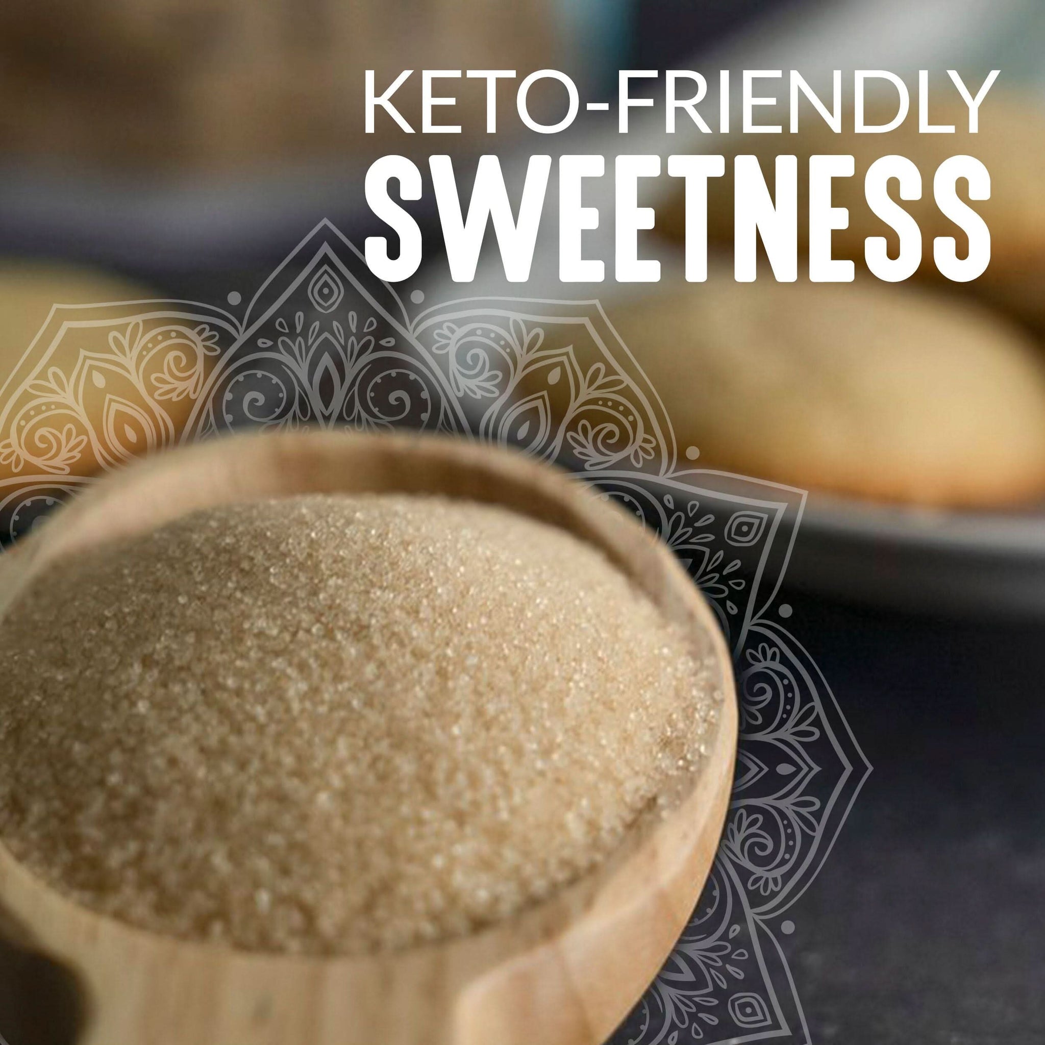 Golden Monkfruit Sweetener. Raw Cane Sugar Replacement | 1:1 Sugar ...
