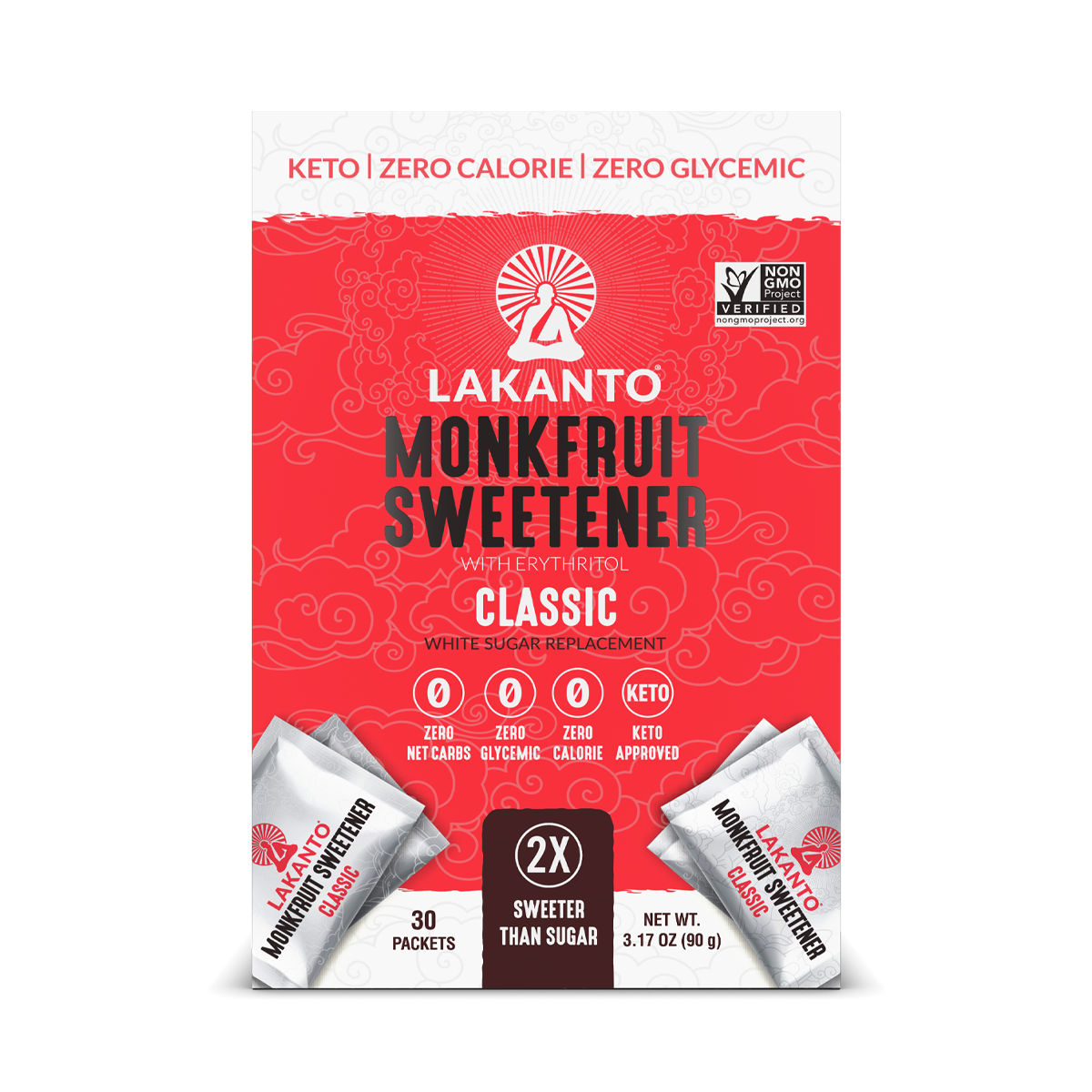 Classic Monkfruit Sweetener 2:1 Packets | Lakanto – Copyright Saraya ...