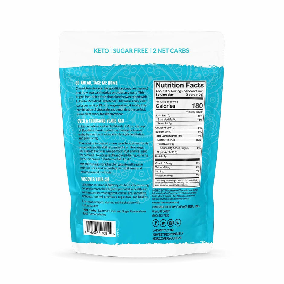 Sugar-Free Chocolate Sweetened with Monk fruit | Lakanto